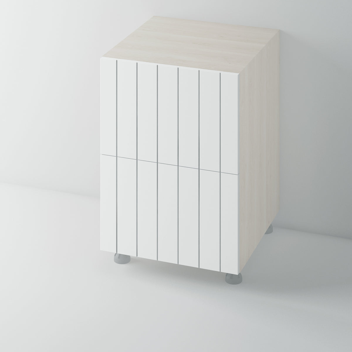 Primed, Tongue & Groove Panel Drawer Front — Foxstow