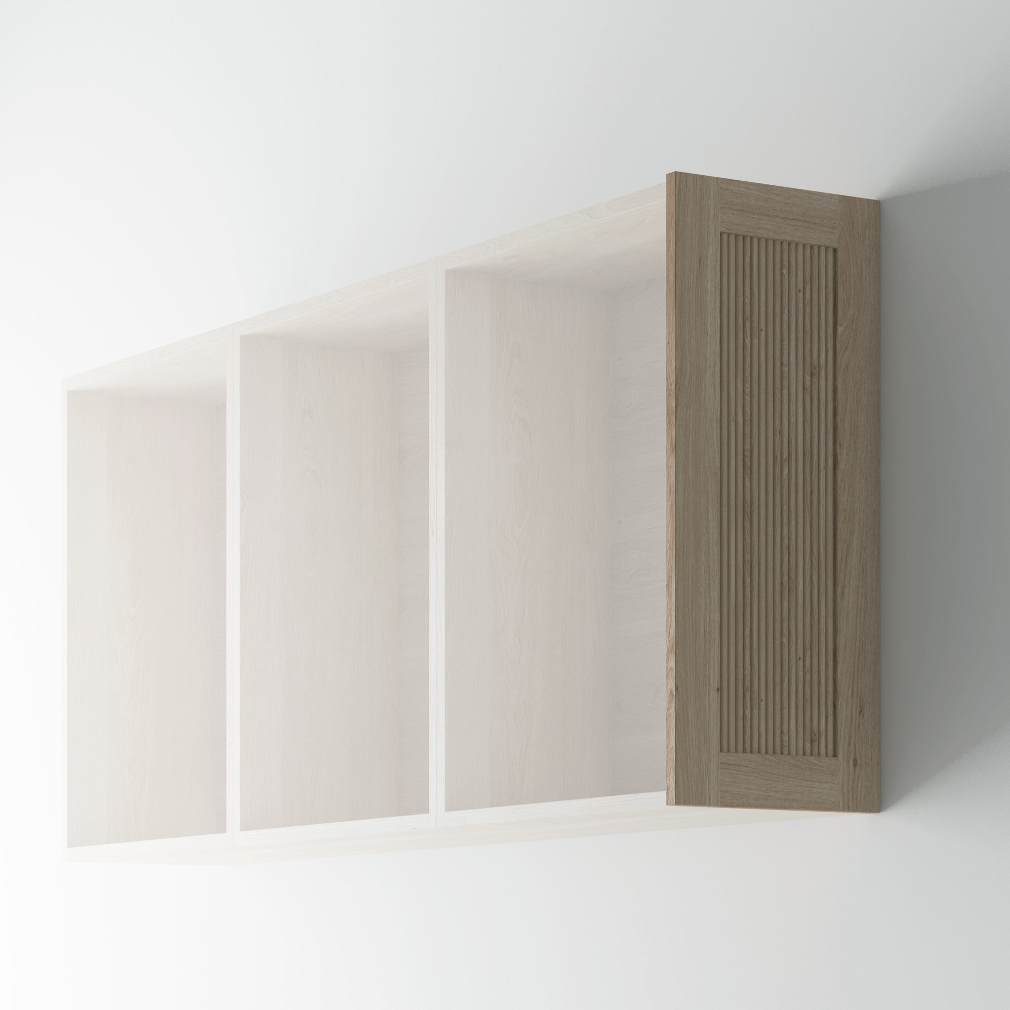 OAK, Reeded Shaker End Panel for HOWDENS — Foxstow