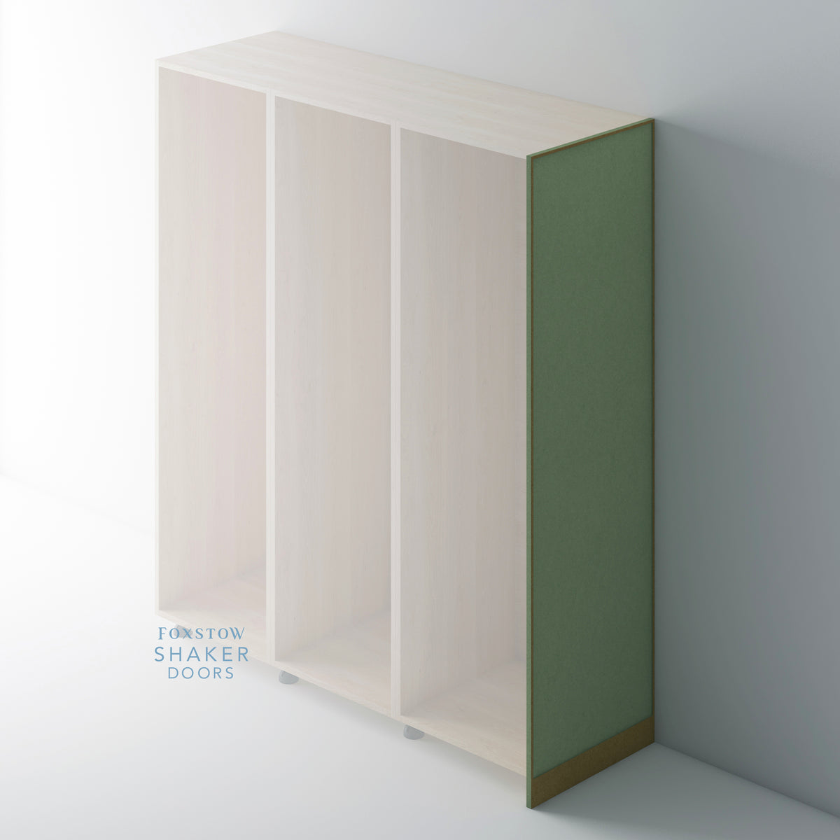 Bare, Super Skinny Shaker End Panel for IKEA METOD — Foxstow