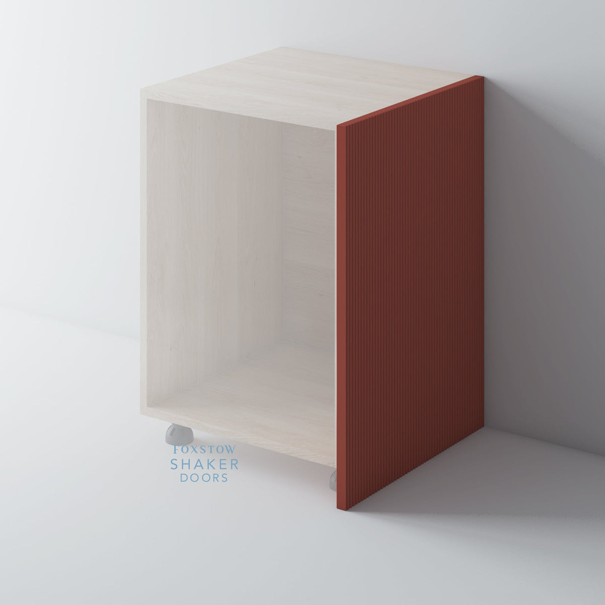 Painted, Flat Reeded End Panel — Foxstow