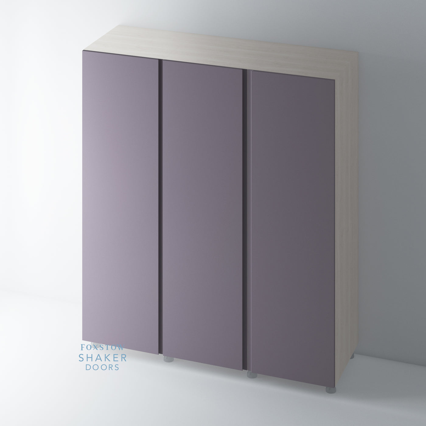 Custom made Painted J Groove Wardrobe Doors from Shaker Doors — Foxstow